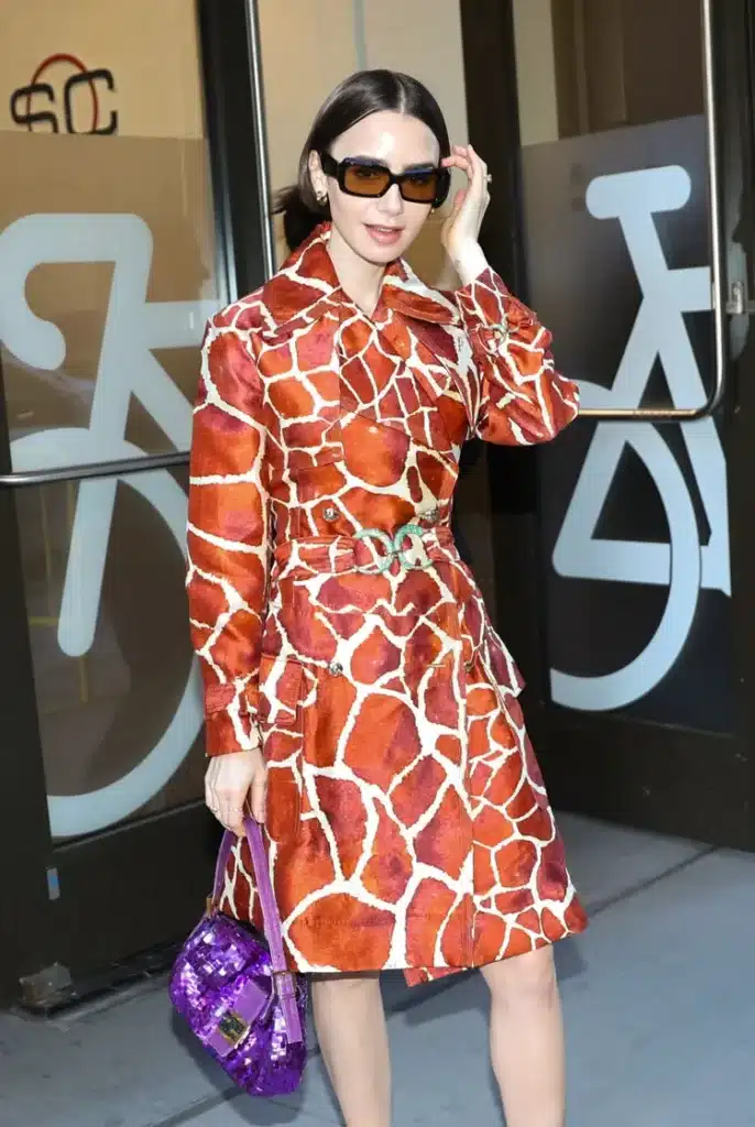 Lily Collins Wears Nothing Below Her Sheer Black Lace Naked Dress but A ...